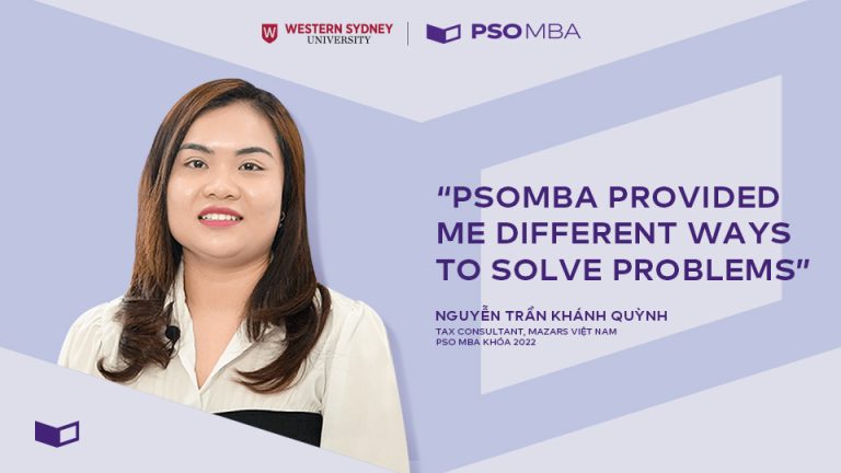 PSO MBA - Thạc sĩ Kinh Doanh (MBA) từ Đại học Top 1%